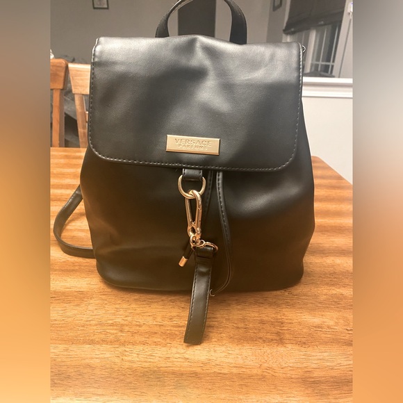 Versace | Bags | Womens Versace Parfums Backpack | Poshmark